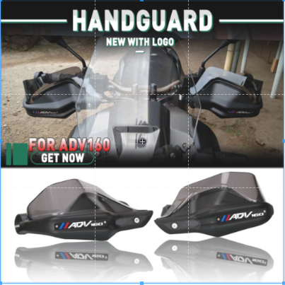For HONDA ADV160 ADV 160 2022 2023 Motorcycle Handlebar Handguard Hand ...