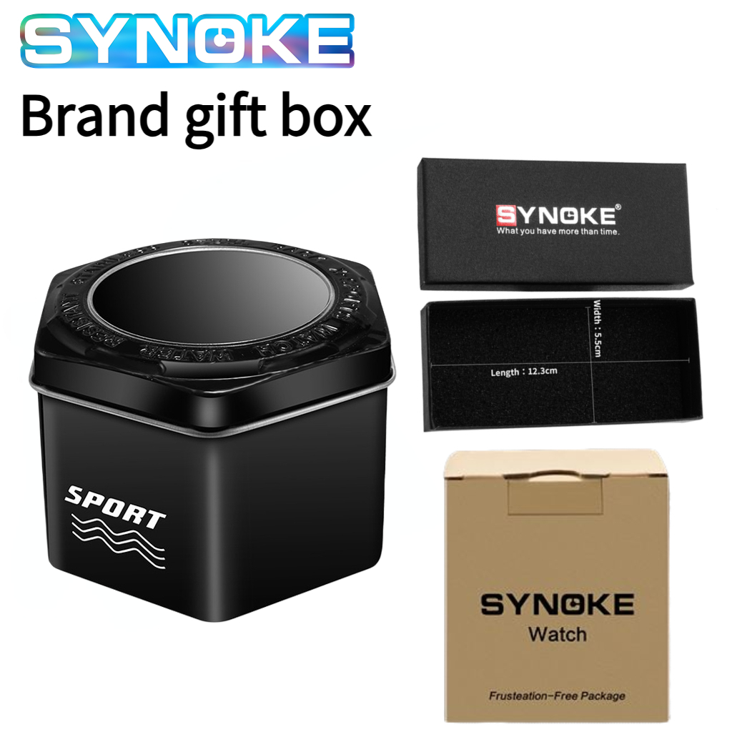 SYNOKE official watch box suitable for quartz watch packaging carton ...