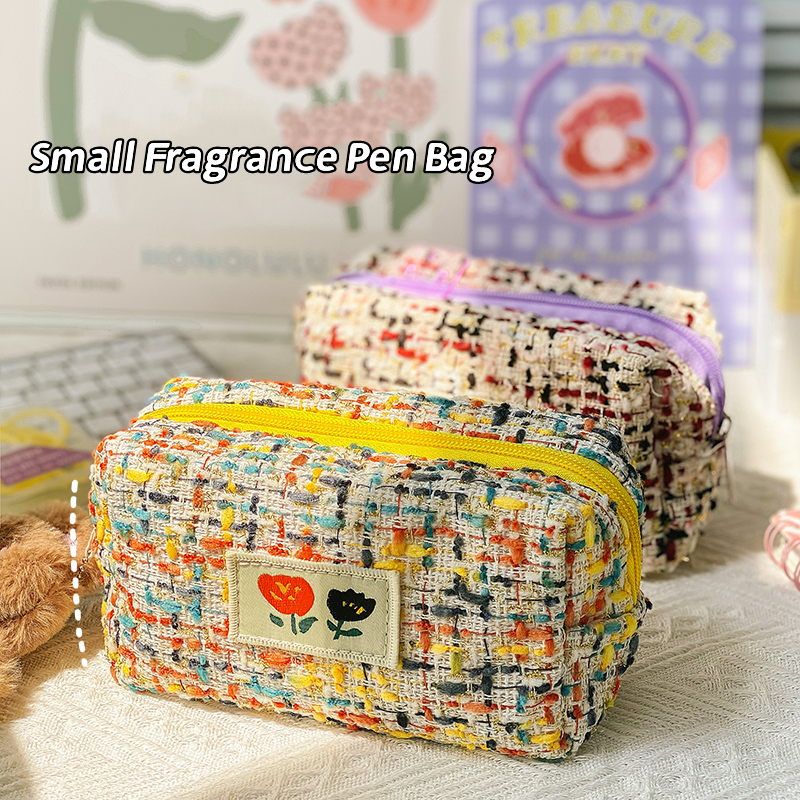 Penlab Small Fragrance Pencil Bag Pen Case Fabric Weaving Portable ...