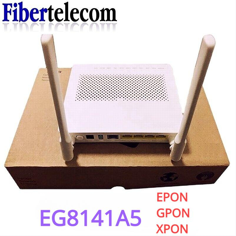 FTTH 5V5 modem Router EG8141A5 HG8145V5 ONU ONT 1GE+3FE 1 PORT EPON GOPN XPON 2.4G WIFI for ...
