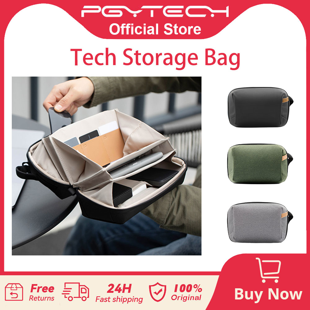 PGYTECH Tech Storage Bag Data Cable Charger For DJI POCKET 3 Travel ...