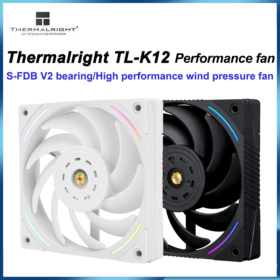 Thermalright TL-K12 120mm Case Fan High-performance Wind Presssure Fan S-FDB V2 Bearing 5V/3PIN ...