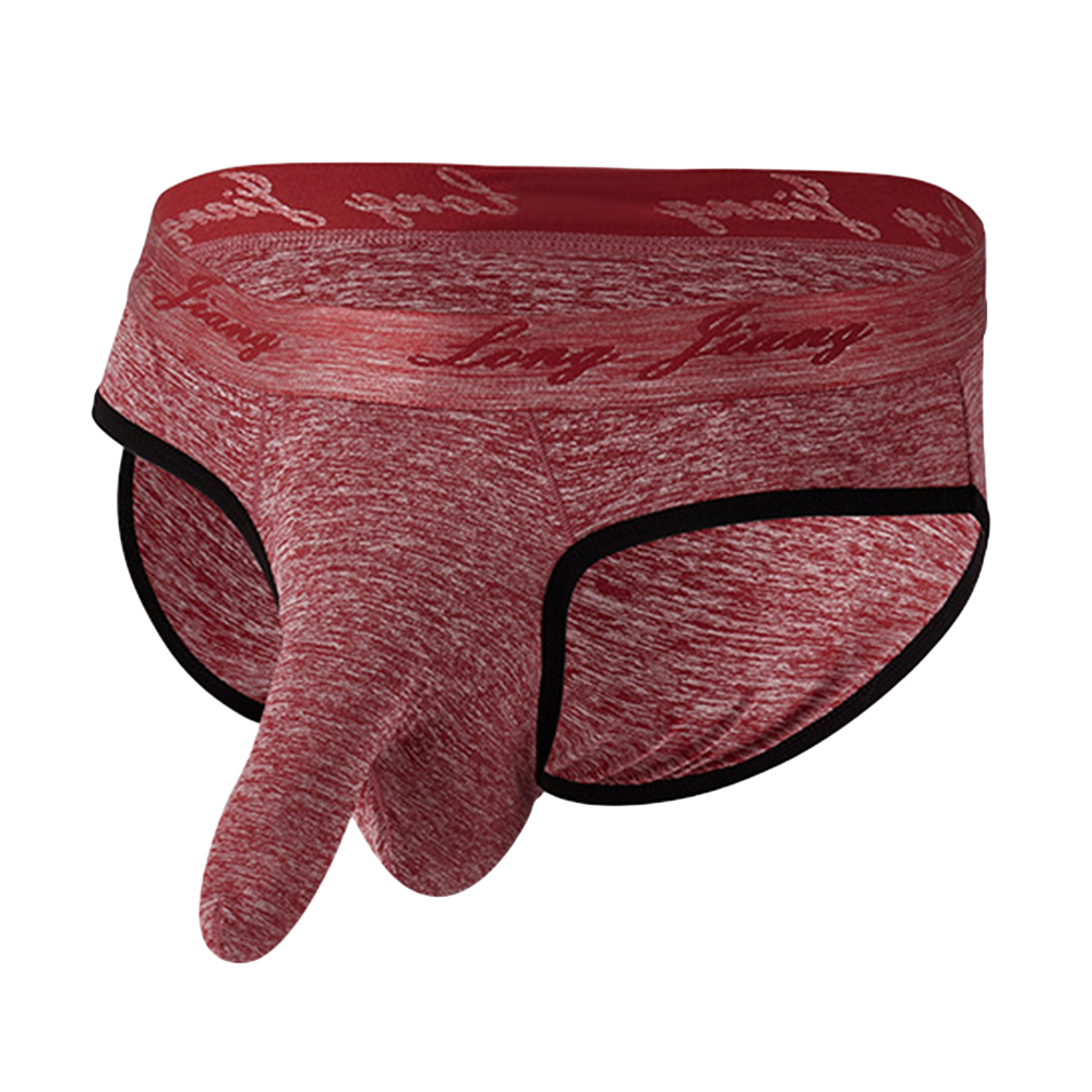 YYR--Solid Color Sexy Men Elephant Nose Penis Pouch Briefs Mid Rise ...