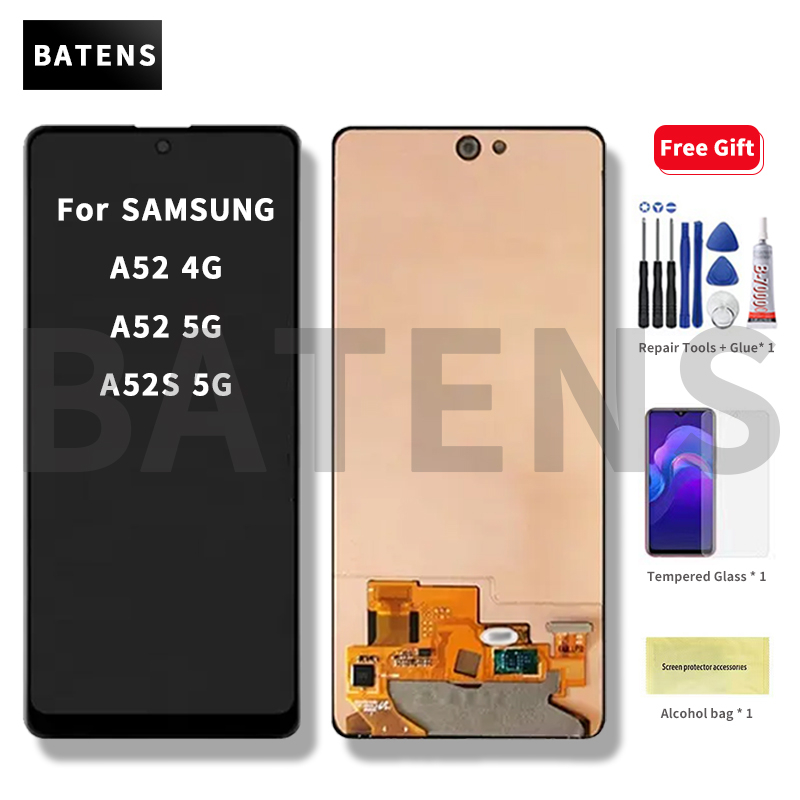 BATENS LCD For SAMSUNG Galaxy A52 4G/A52 5G/A52S 5G LCD Display Screen ...