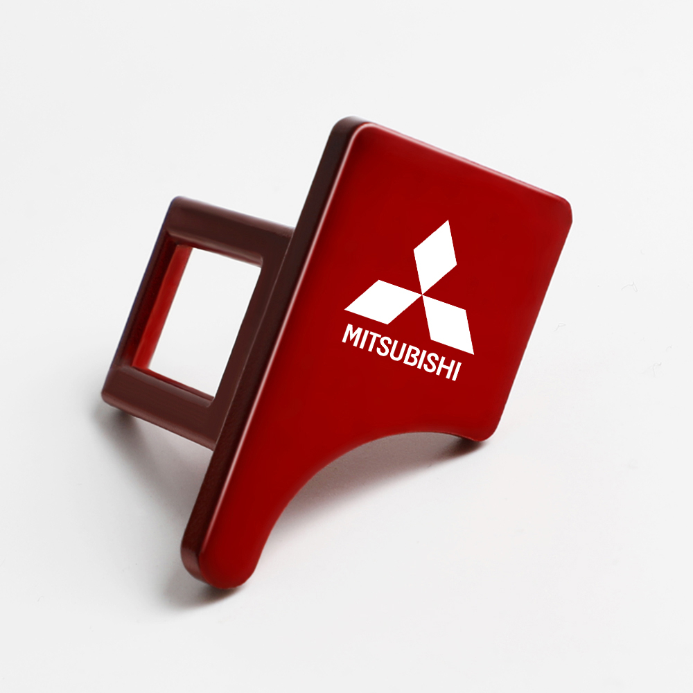 1pcs Red Car Seat-belt Hidden Latch Car Emblem Extender Metal Hard Plug ...