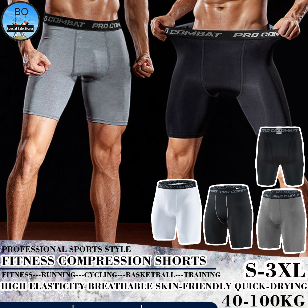 BOSPORT【In Stock/Good Quality】Men`s Compression Short Pants Basketball ...