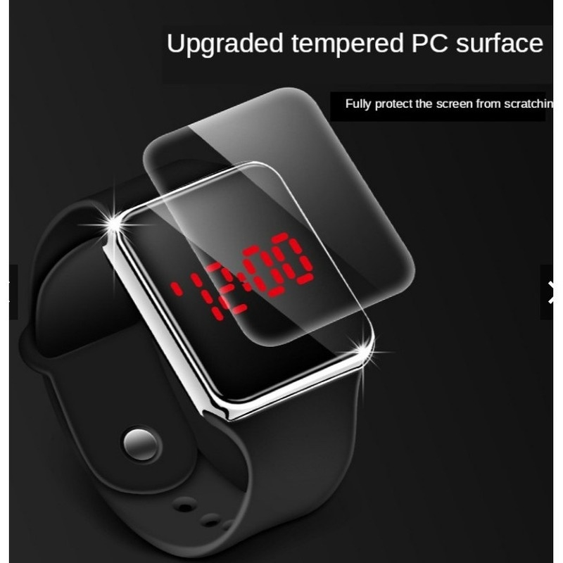 Leisure Sports Watch Unisex LED Large Screen Watches | Shopee Philippines