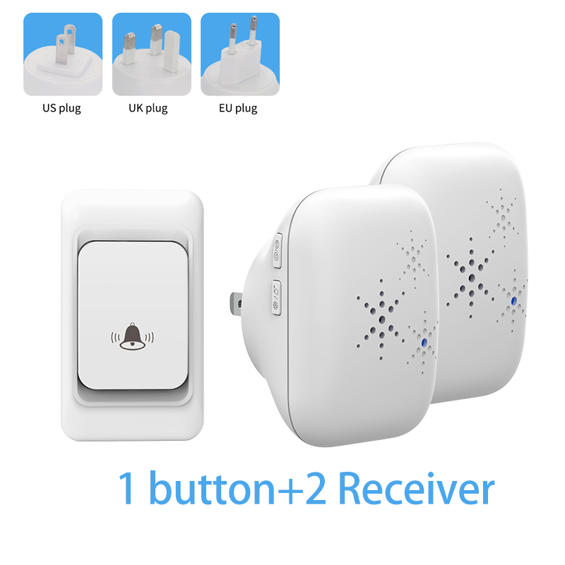 SIXWGH Door bell Wireless Doorbell residential doorbell 300M range 38 chime | Shopee Philippines