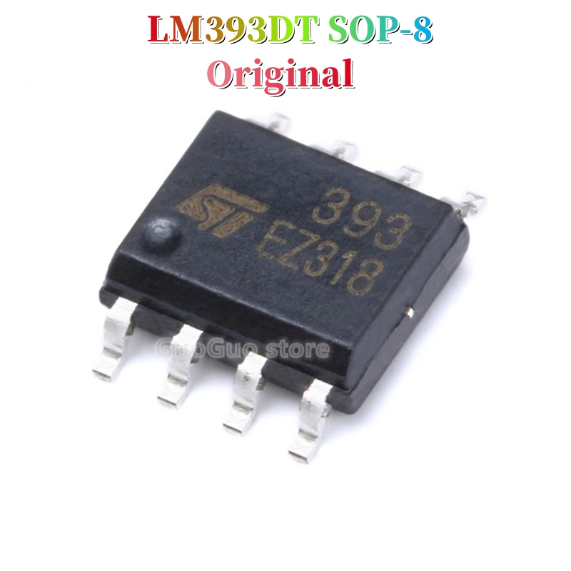 10pcs Original LM393DT SOP-8 LM393 SOP8 393 SMD Dual Voltage Comparator IC Chip New Original ...