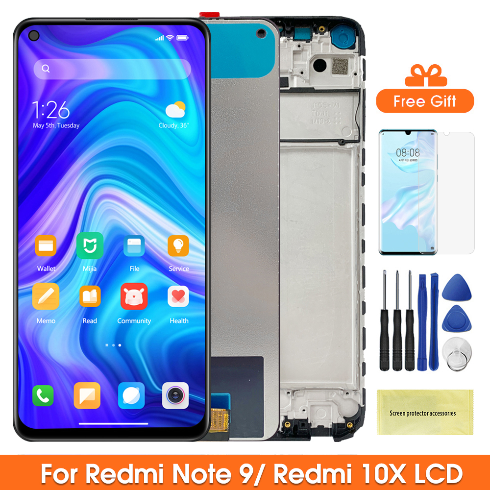 For Xiaomi Redmi Note 9 LCD Touch Screen Digitizer Assembly Redmi 10X ...