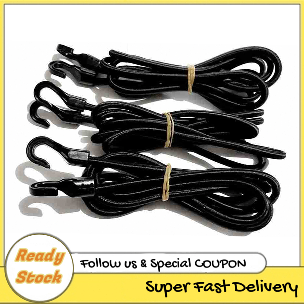 Rhine 1m Heavy Duty Elastic Bungee Shock Cord Strap Stretch Plastic ...