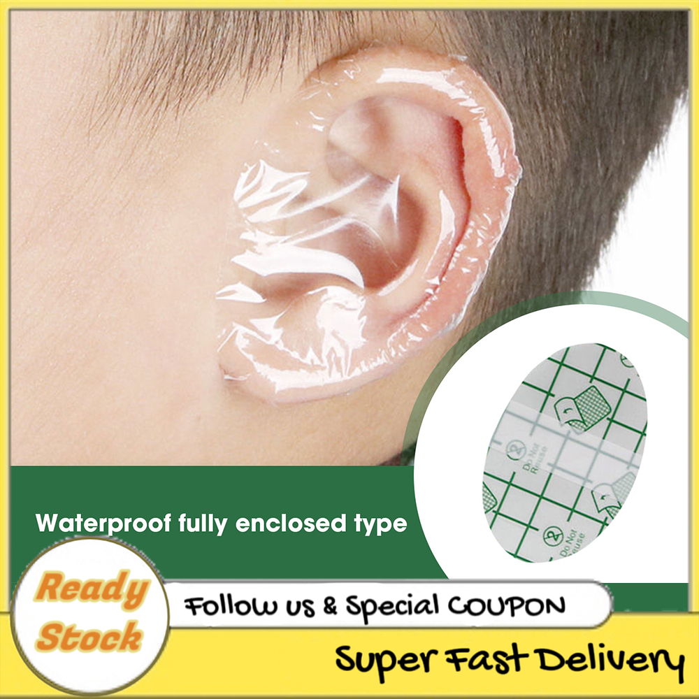 20pcs Plastic Waterproof Ear Protector Swimming Cover Caps Salon ...