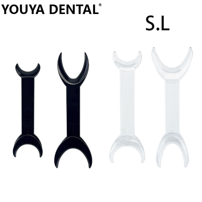 Dental Intraoral Cheek Lip Retractor Double-headed T-shape Opener Black ...