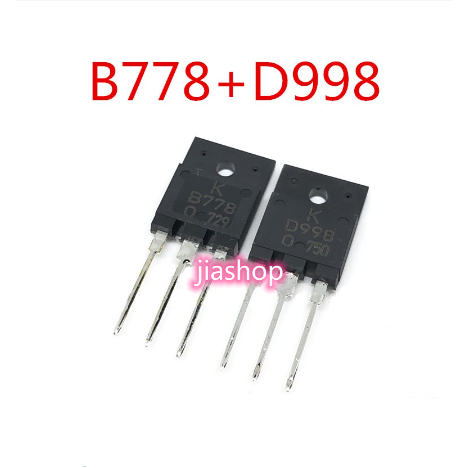 10 pcs 4 pcs Original 2SB778 2SD998 B778 D998 TO-3PF KTB778 KTD998 ...