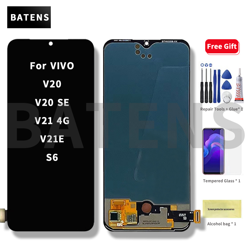 BATENS LCD For Vivo V20 / V20 SE / V21 4G / V21E/ S6 LCD Display Screen ...