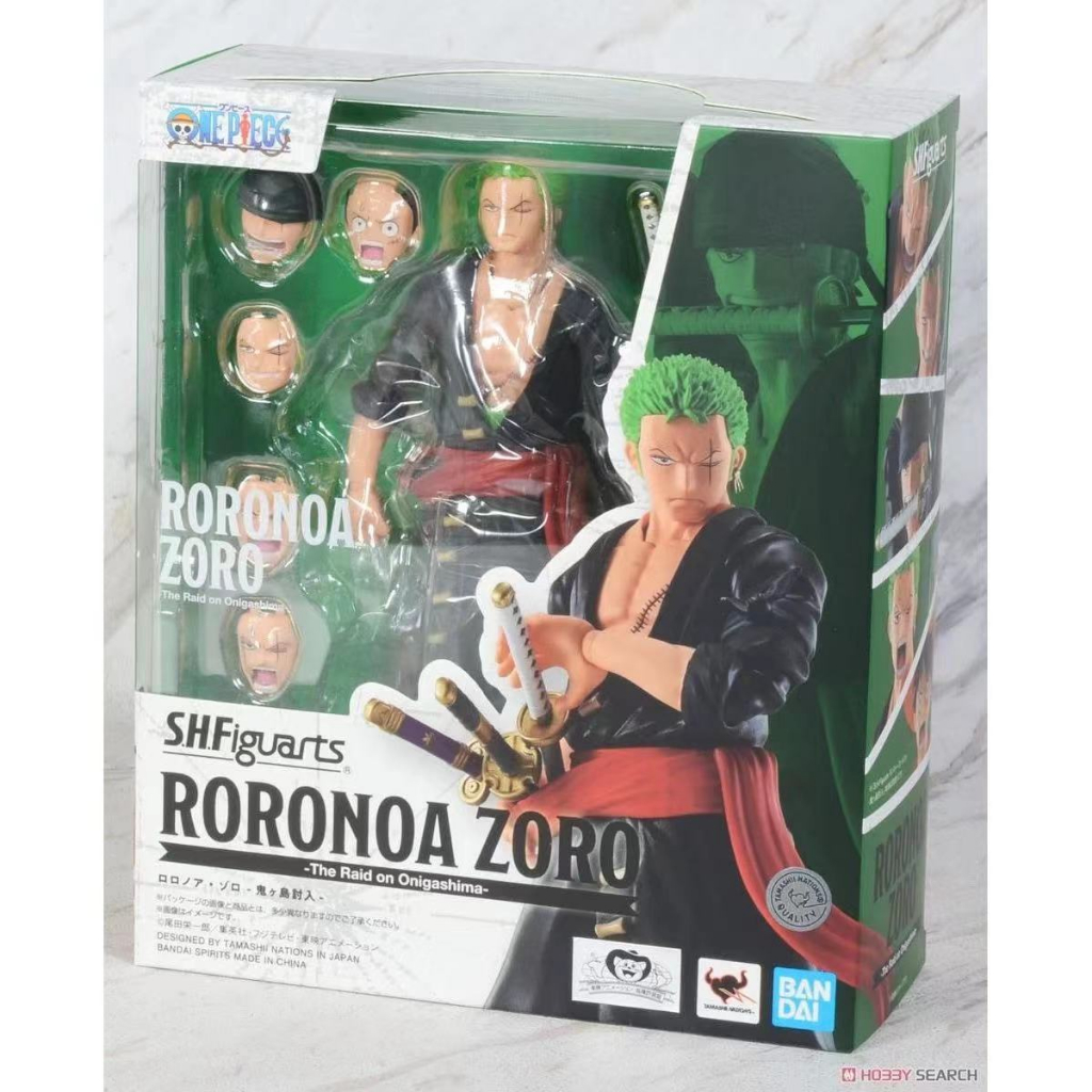 [Ready Stock] BANDAI/BANDAI New Product SHF One Product Roronoa Zoro ...