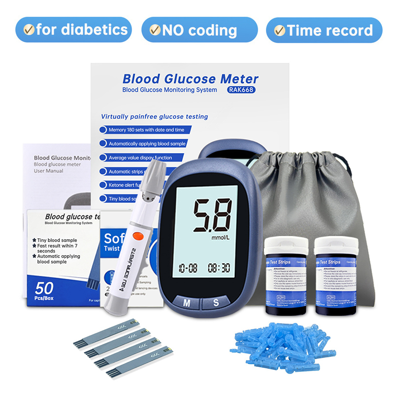 Szkia Blood Glucose Meter Household Medical Precision Fully Automatic ...