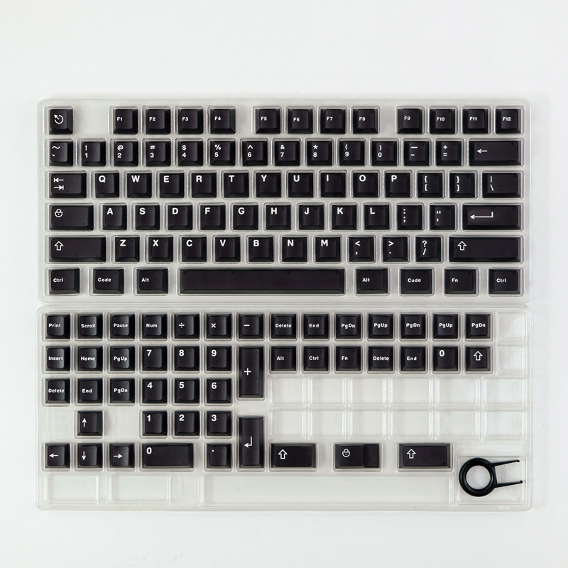 Cyan/BLUE PYGA Translucence Keycaps Cherry Profile DOUBLE SHOT Keycap ...