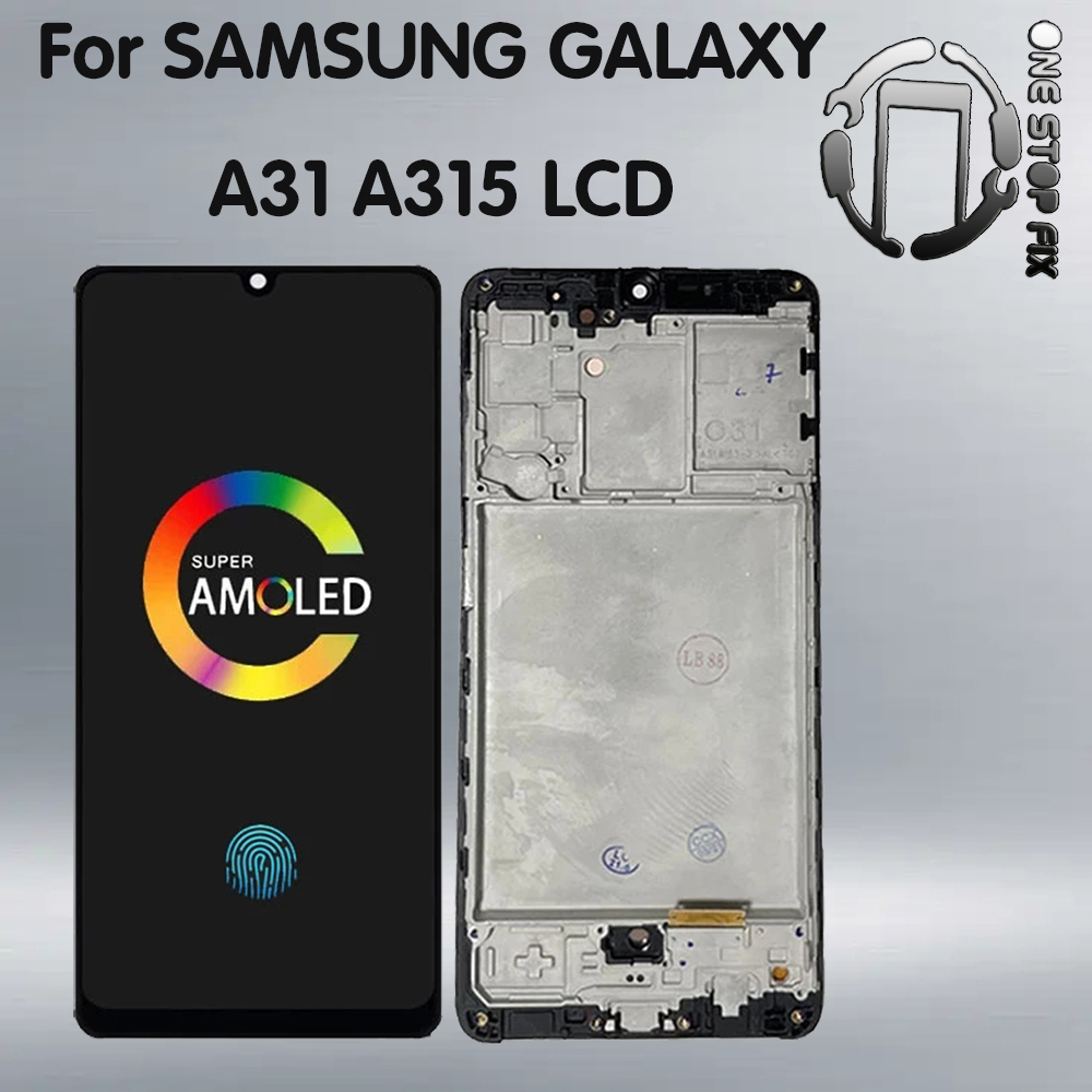 Super AMOLED A315 A315F LCD For Samsung Galaxy A31 LCD With Frame SM ...