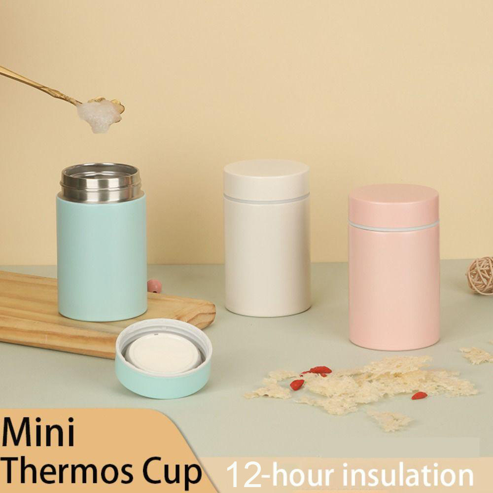 Mini Thermos 260ml Vacuum Flask 304 Stainless Steel Pocket Thermos ...