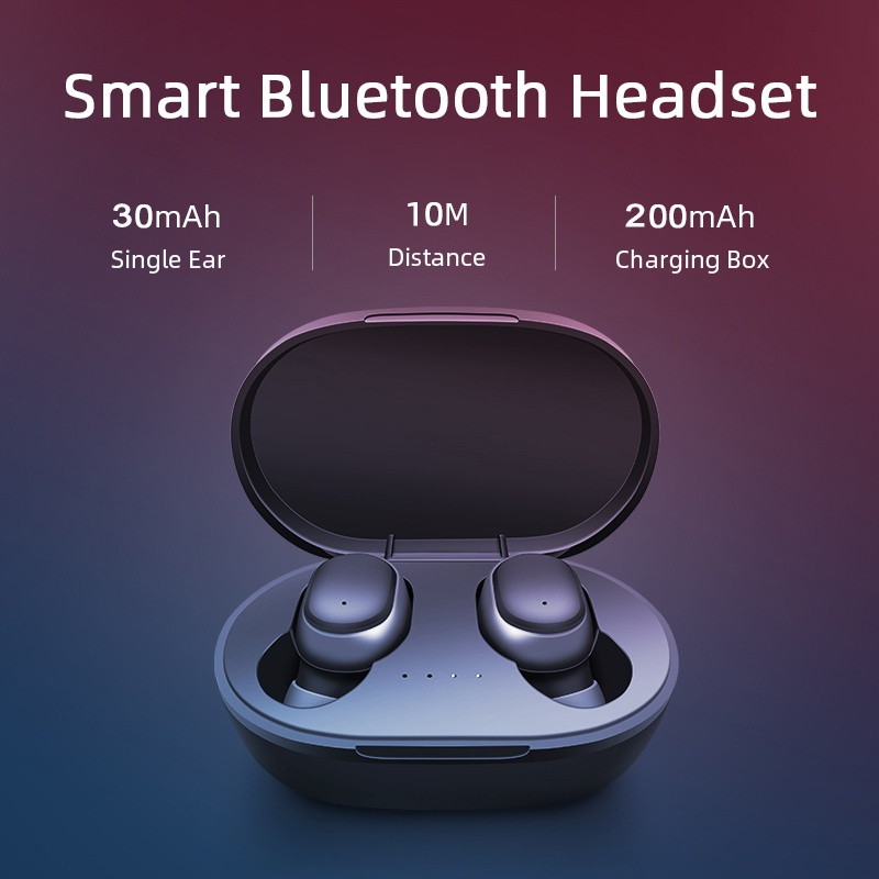 TWS A6S Bluetooth Earphones Wireless Earbuds IN Ear Stereo Noise ...