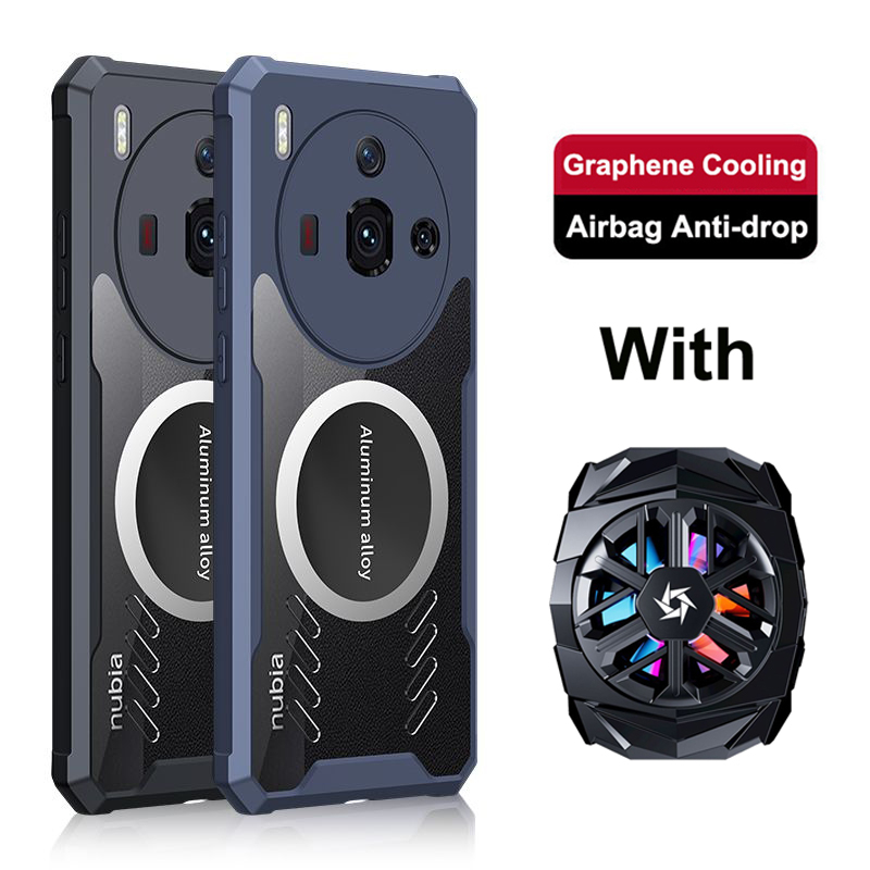 For Nubia Z50S Pro 5G Case Aluminum Alloy Heat Dissipation Shell For ...