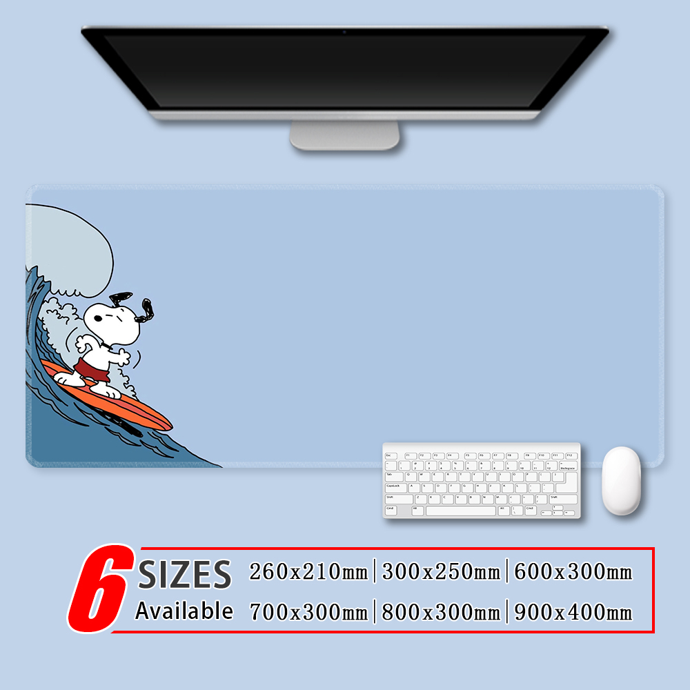 Extended Gaming Mouse pad | Snoopy Mousepad | Waterproof Non-Slip ...