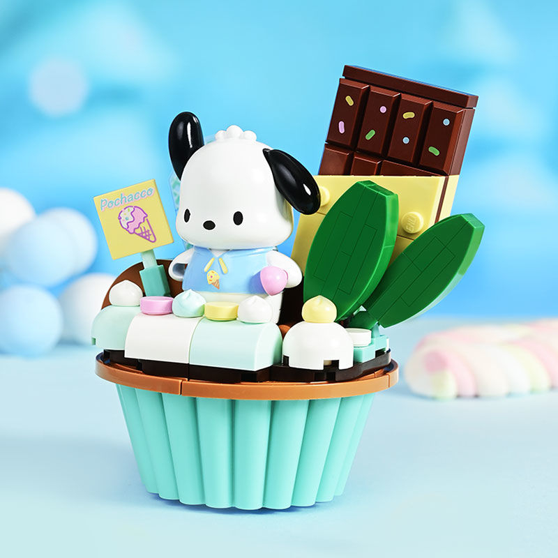 Keeppley Sanrio Building Blocks Kuromi My Melody Cinnamoroll Figure ...