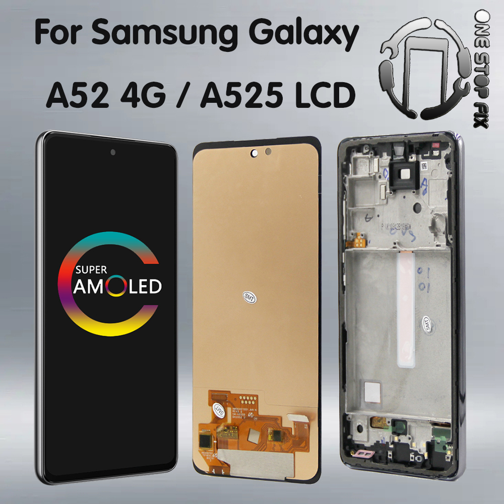 AMOLED For Samsung Galaxy A52 4G SM-A525F A525F/DS Display Touch Screen ...