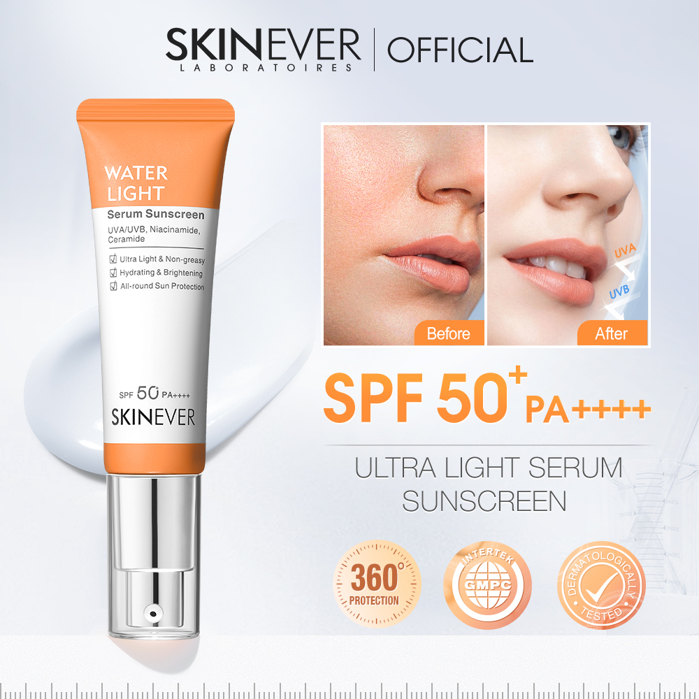 SKINEVER UV Sunscreen Water Light Serum Sunscreen SPF50+ PA ...