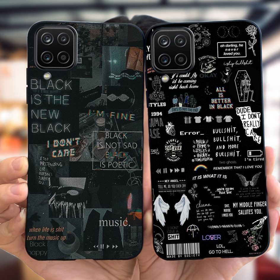 Soft Case For Samsung Galaxy A12 A42 5G M12 M22 M32 M42 M52 M62 Casing Cool Fashion Pattern ...