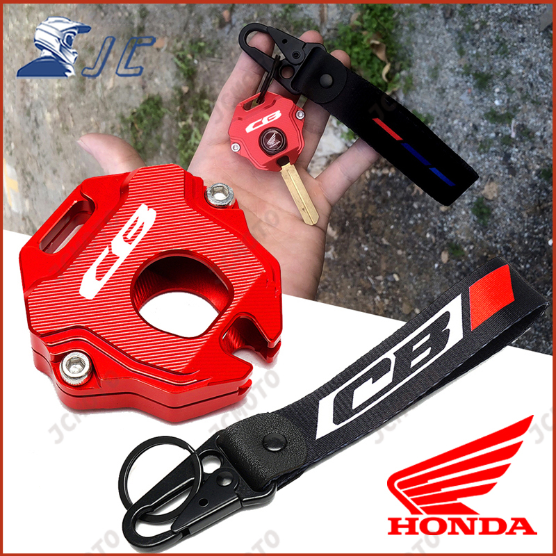 New Motorcycle Key Cover Case Shell Embroidery Badge Keyring For HONDA ...
