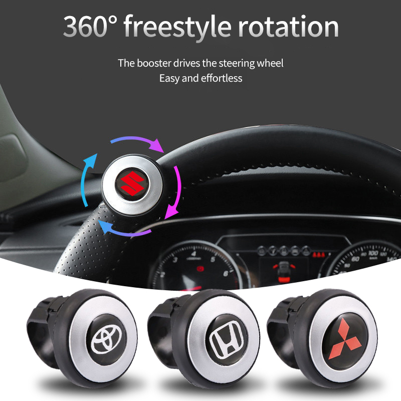 Car Turning Steering Wheel Booster Spinner Knob 360 Degree Rotation ...