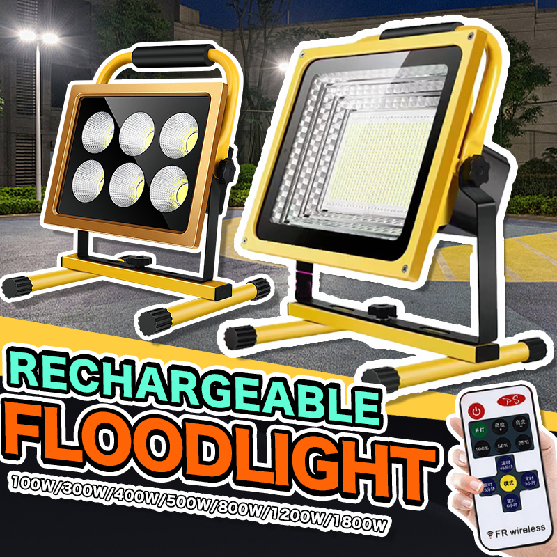 [Ready Stock ]1800W/729LED Portable Rechargeable LED Floodlight ...