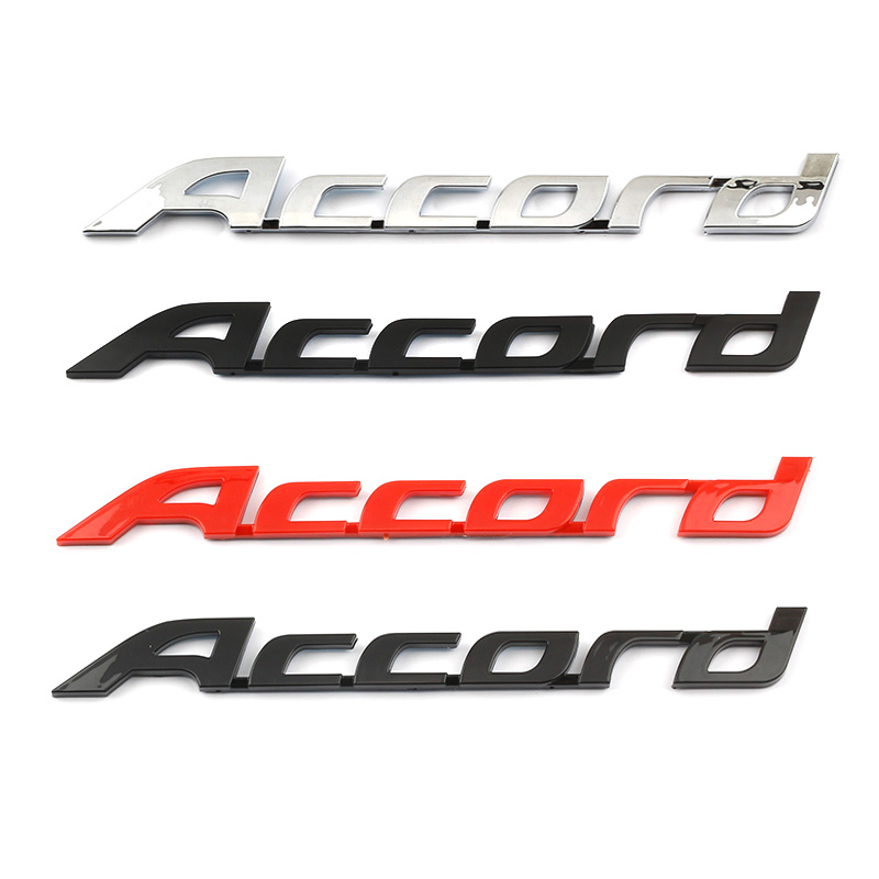 Honda Accord body modification car logo Accord letter Rear Trunk Body ...