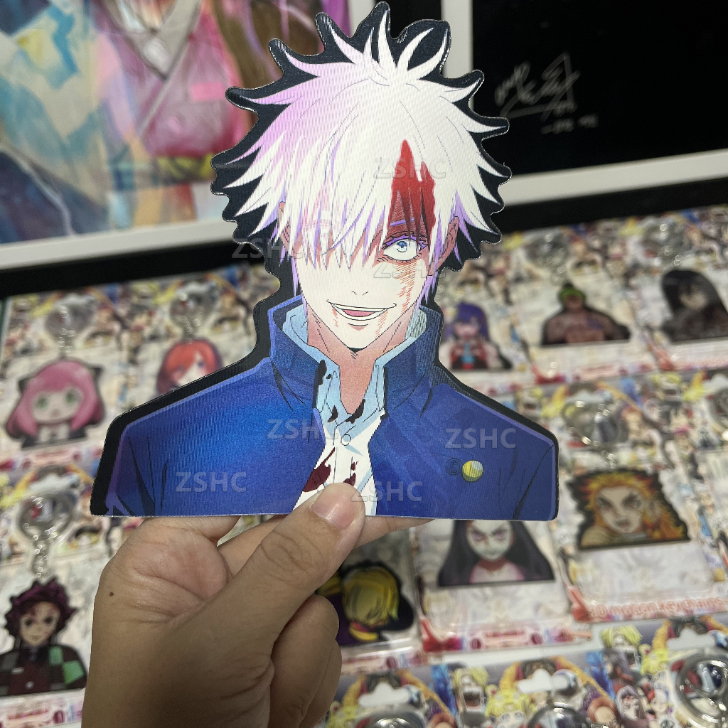 Jujutsu Kaisen Gojo Motion Sticker Anime Car Sticker Waterproof Decal ...