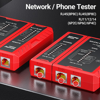 AMPCOM Updated Network Cable Tester LAN Cable Test Network Cable Tool ...