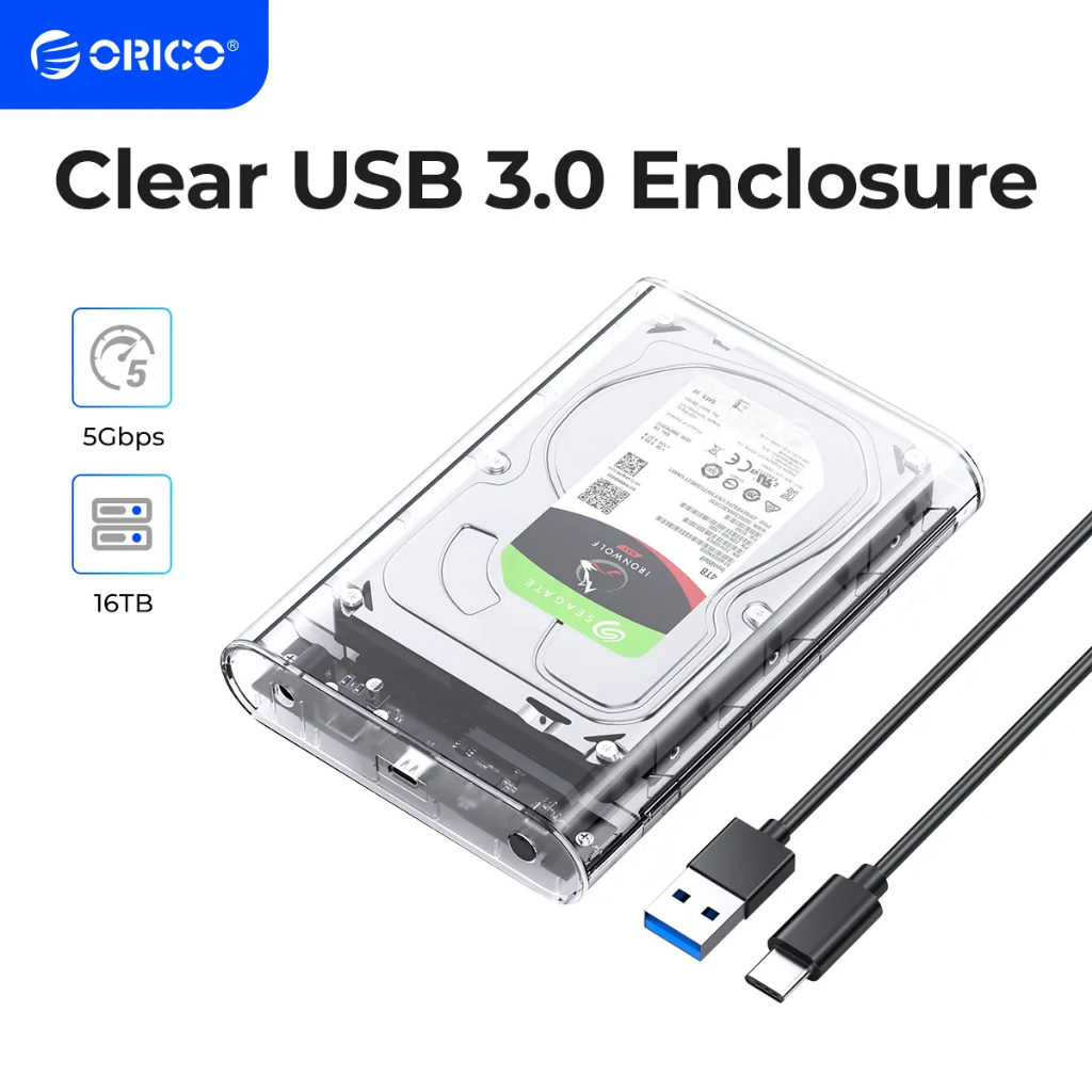 ORICO 3.5inch HDD Enclosure usb 3.0 5Gbps(3139U3) | Shopee Philippines