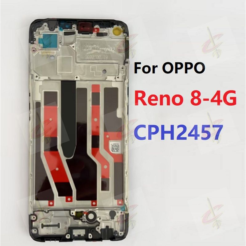 LCD Front frame for OPPO Reno 3 4 5 Z 6 7 8 Z T SE lite 4Z 5Z 6Z 7Z 8Z ...