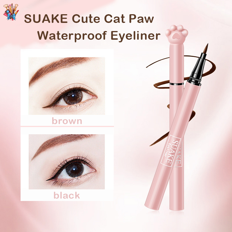 SUAKE Fine Tip Liquid Eyeliner Pen Waterproof Eyeliner Pen Black Brown ...