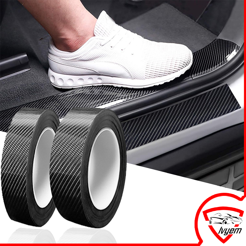 5D Car Door Edge Guards Door Sill Protector Film Carbon Fiber Sticker ...