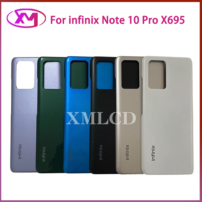 New Glass Back Cover For Infinix Note 10 Pro Battery Cover Back Glass ...