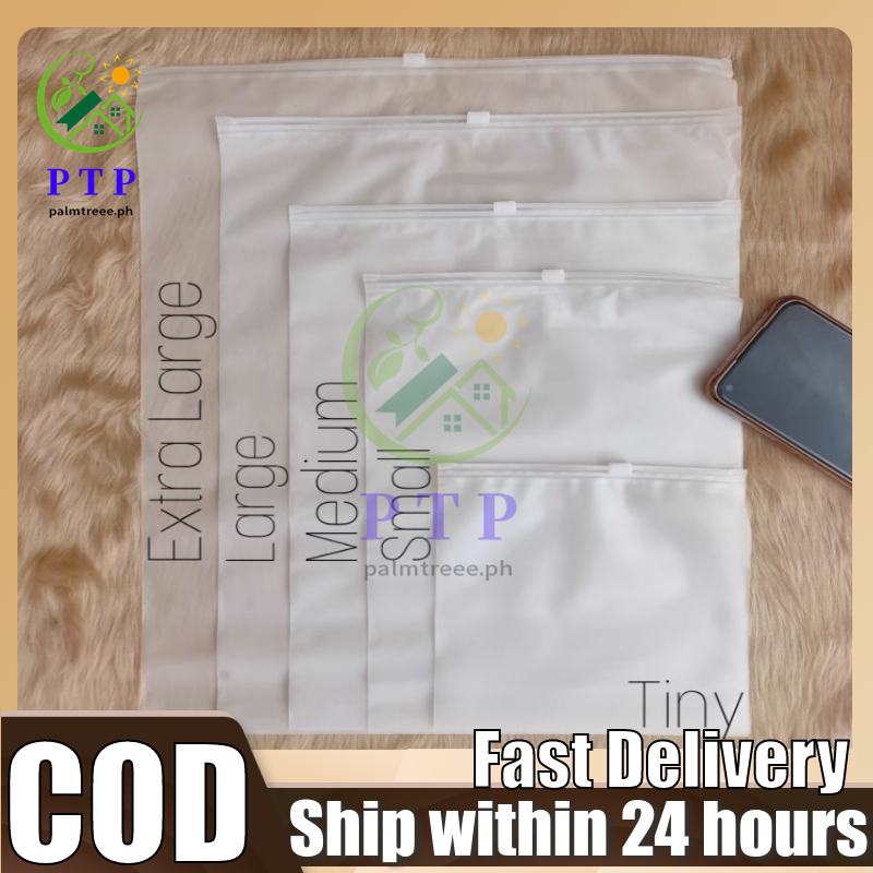 【fast Delivery】frosted Matte Ziplock Bag Packaging For Clothing