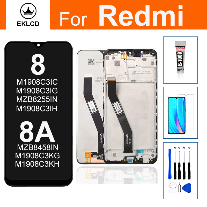 LCD For Xiaomi Redmi 8 8A Display Touch Screen Digitizer Assembly With ...