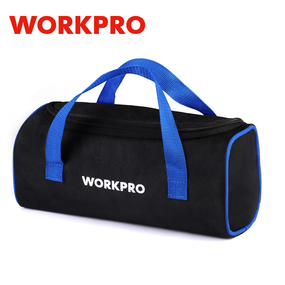 WORKPRO 10/12 Inch Multifunction Electrician Tool Bag Multi-Pocket ...