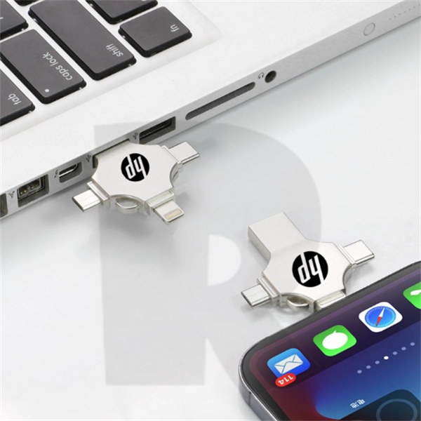 Hewlett-Packard 4-in-1 Metal Flash Drive USB 3.0 Memory Stick 1TB 2TB ...
