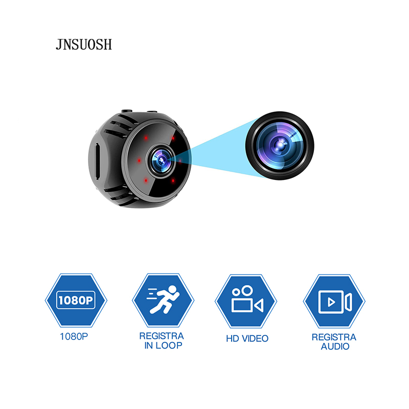 Small wifi mini camera 1080P conference DV camera 200mAh built-in ...