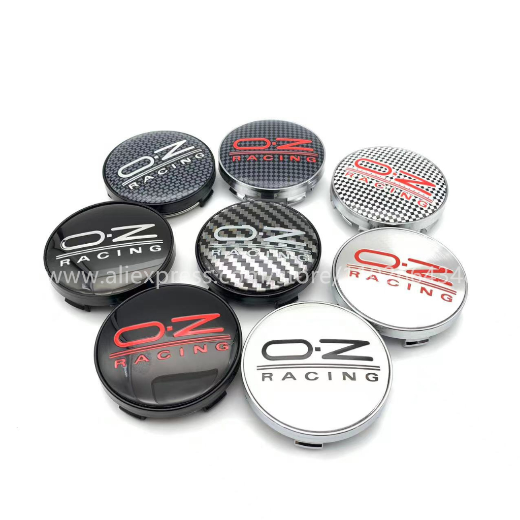 4PCS/lot 60MM OZ Racing Car Wheel Center Hub Caps Car Emblem Badge Logo ...