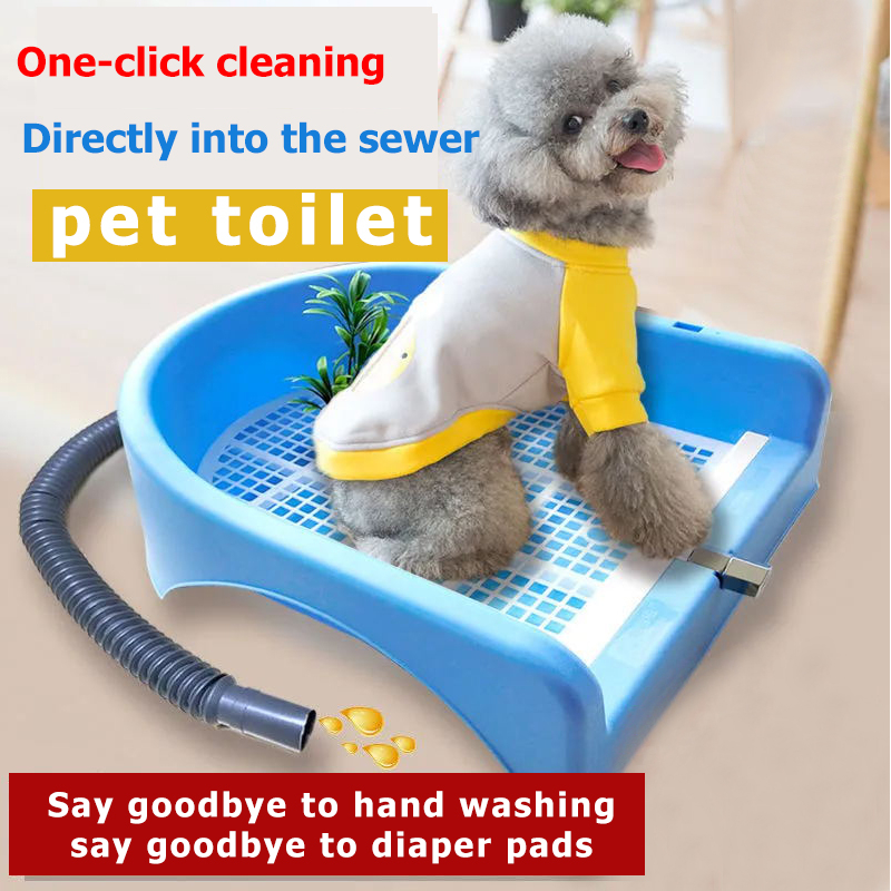 Dog Potty Tray Dog Poop Toilet Fence Type Iron Mesh Pet Toilet Small ...