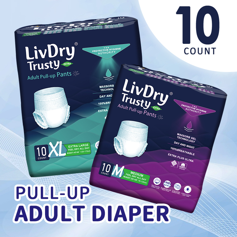 Livdry Japan Adult Diaper Adult Pull Up Pants S/M/L/XL Good Quality ...